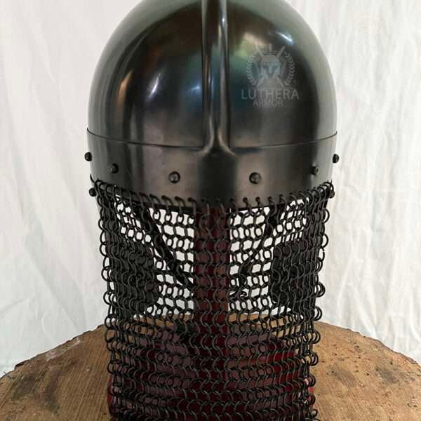 Medieval Viking Raven Helmet Chain mail Battle Ready Armor Helmet ...